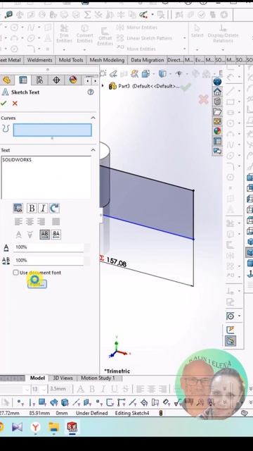 SOLIDWORKS Wrap#Shorts