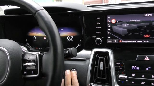 Как поднять дворники на KIA SORENTO MQ4 NEW. Сервисное положение дворников стеклоочистителя.