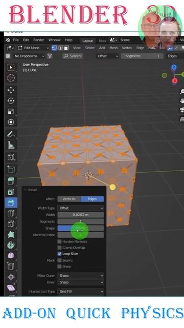 ADD ON Quick Physics #Blender #QUICKPHYSICS #3DAnimation #Physics #AddOn #урок #plugins #tutorial