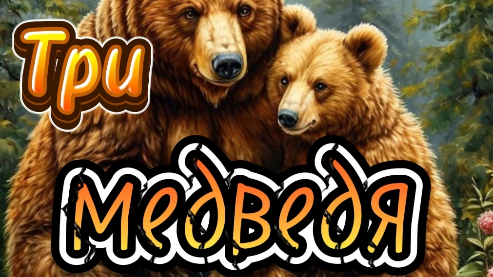 Три медведя. Русская народная сказка, сказки на ночь, сказки детям