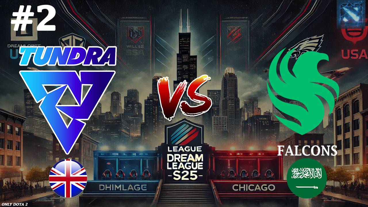 ТЯЖЕЛАЯ И ОДНОВРЕМЕННО КРАСИВАЯ КАРТА! | Tundra vs Falcons #2 (BO3) DreamLeague S25