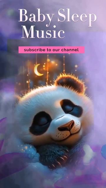 1 Час Успокаивающей Музыки для Сна Малышей 🌙 | Ласковая Колыбельная с Пандой 🎵 Amber Bright