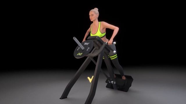 DHZ Fitness Plate Loaded Evost II - A3061 Incline Level Row