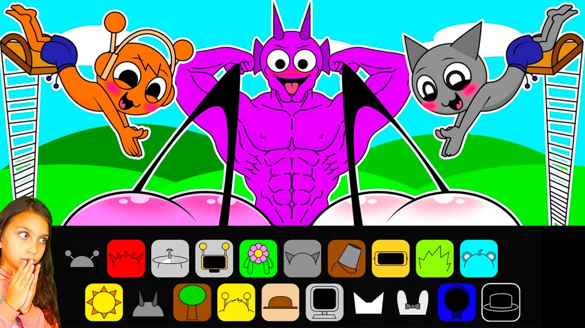 СПРУНКИ 15 ФАЗЫ, но В САЛОНЕ КРАСОТЫ... Incredibox Sprunki Валеришка