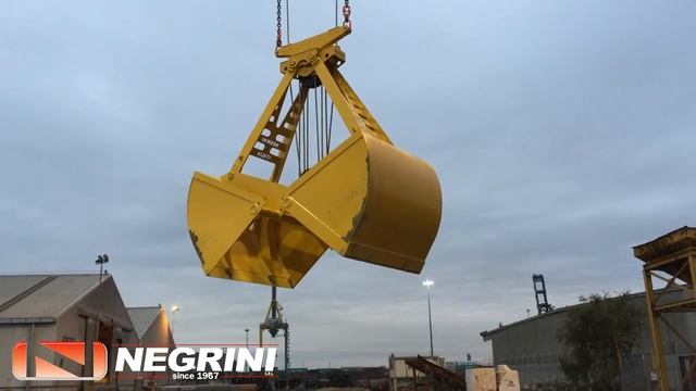 Грейфер Negrini 4 Rope с двумя совками - Negrini 4 Rope dual scoop grab - Mordente meccanico 4 funi