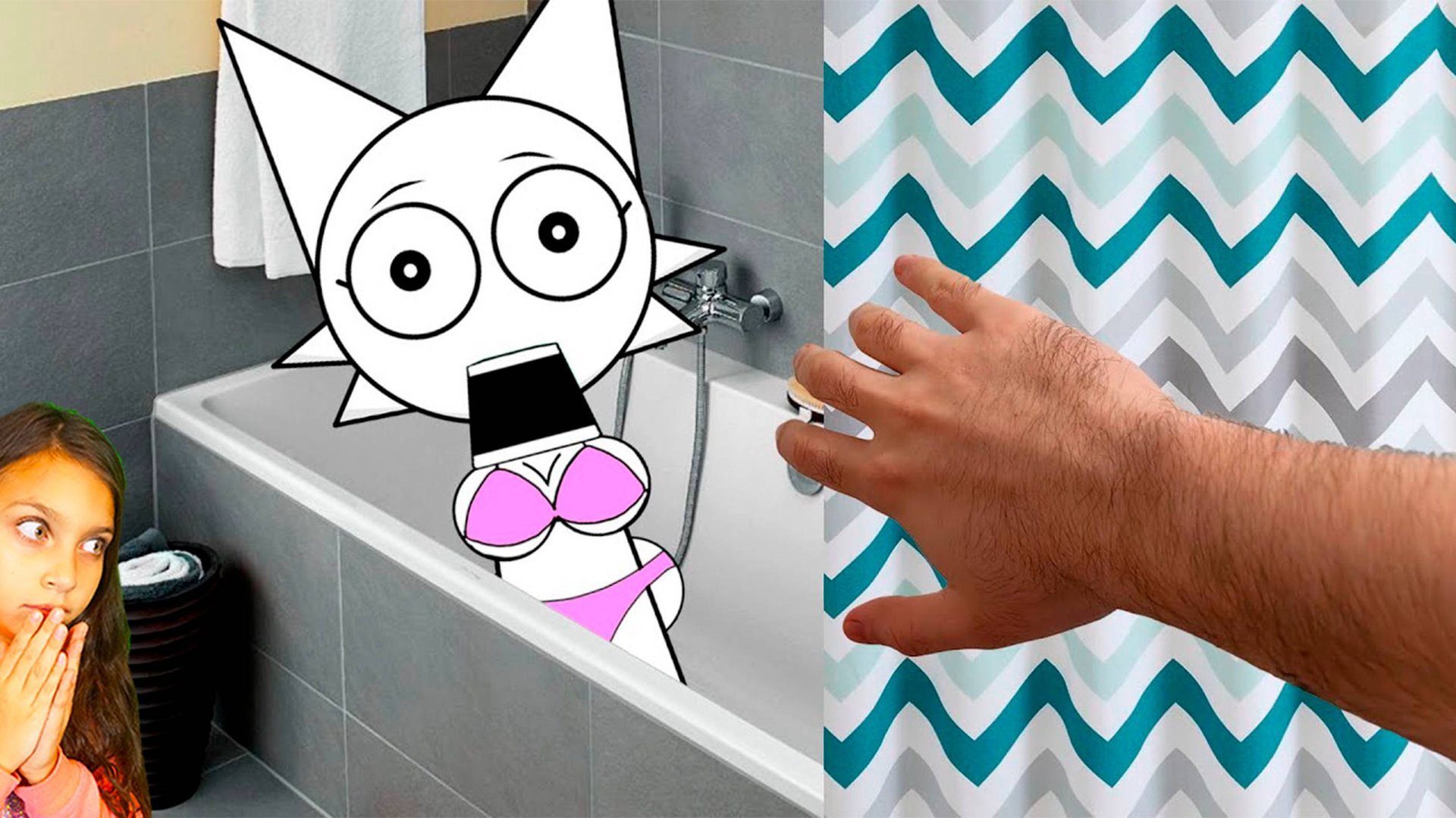 СПРУНКИ БЕГАЮТ У МЕНЯ ДОМА 😨 Sprunki Анимации Валеришка