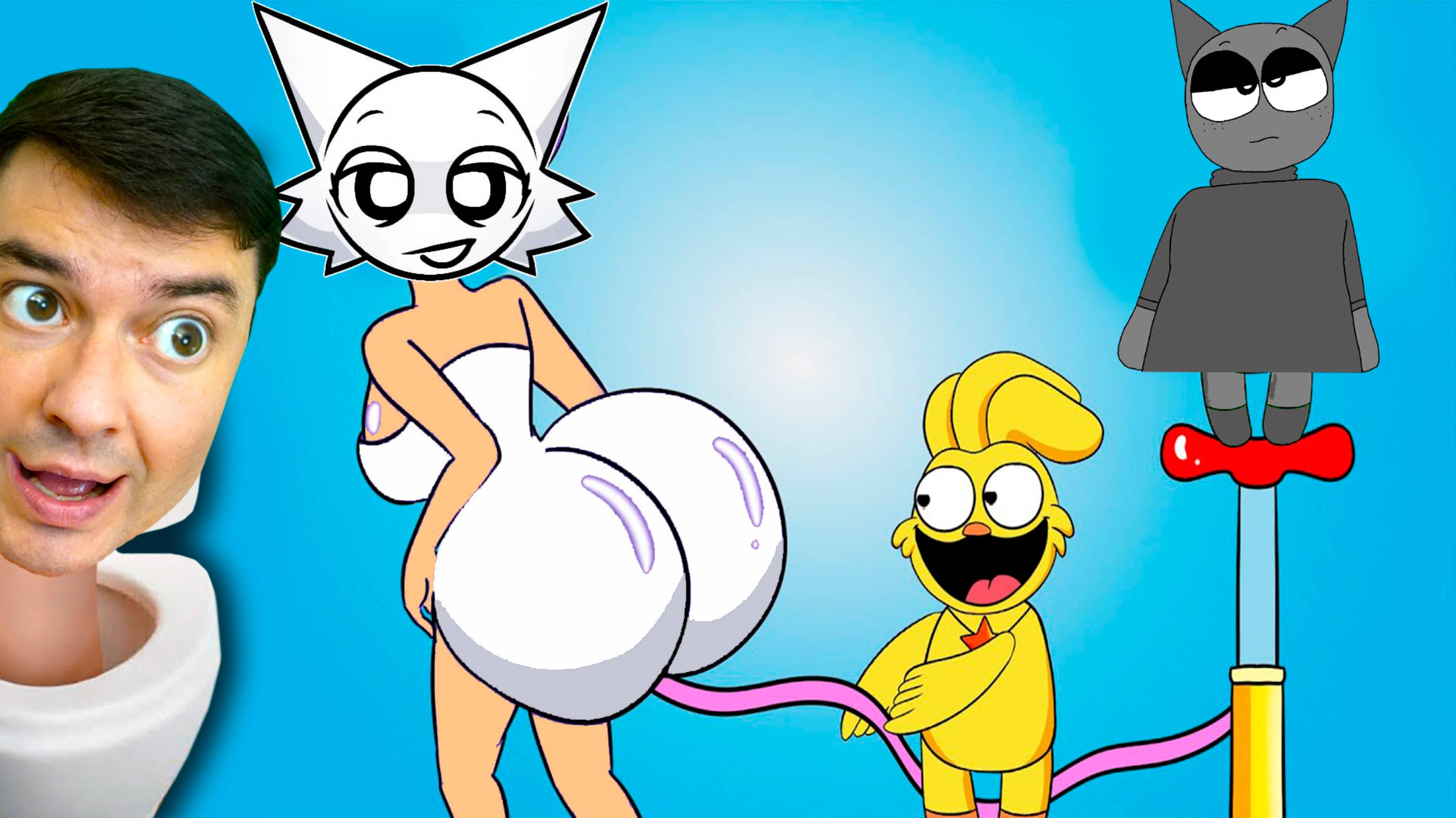 НЕ ЕШЬ КОНФЕТЫ ИЗ СПРУНКИ 😨 Поппи Плейтайм, Sprunki, Зоономалия, Цифровой цирк Влад Family