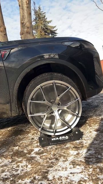 Chery Tiggo 7 PRO MAX на примерке дисков в 20-ом диаметре