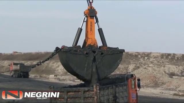 Гидравлический грейфер Negrini - Negrini hydraulic clamshell grab - Mordente idraulico 08