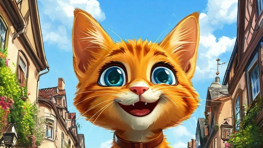 Мультик про рыжего котика и его друзей.