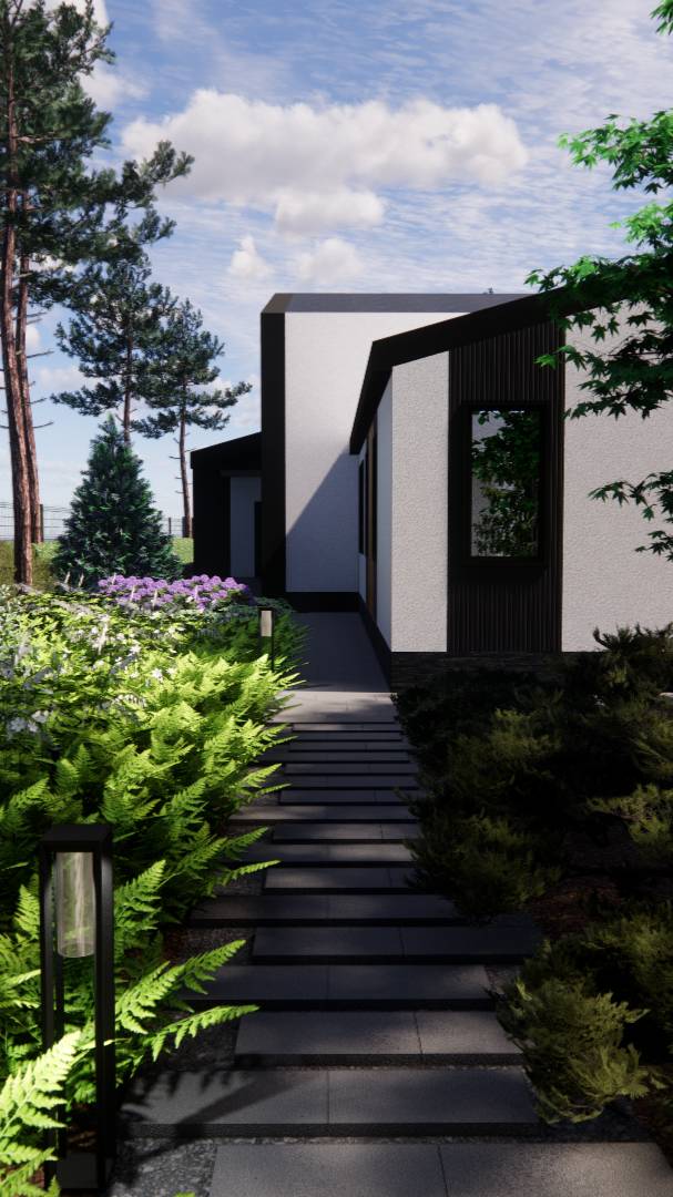 Репино парк: Прогулка от входа к бане.