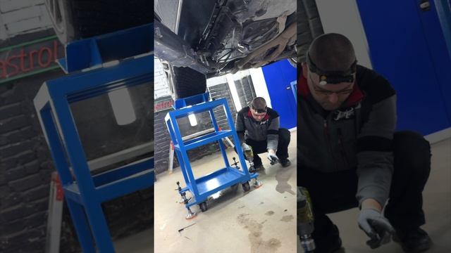 Диагностика подвески Mercedes GLE на вибростенде