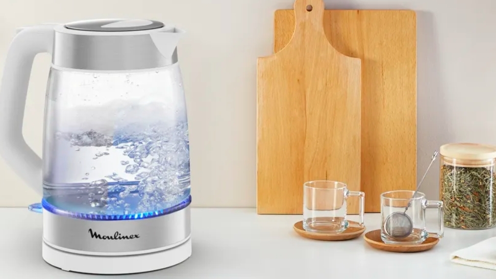 Стеклянный чайник Moulinex BY6R5130 Распаковка.