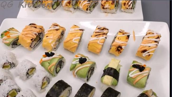 Роллы . Шаг за шагом.