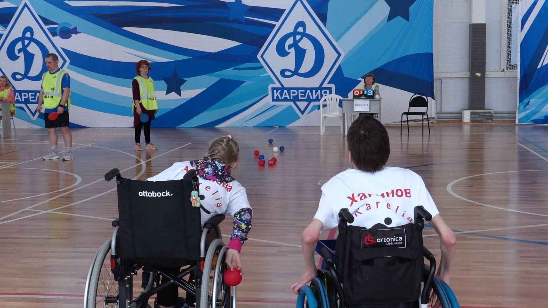 В Петрозаводске прошёл открытый городской турнир по бочча — паралимпийскому виду спорта