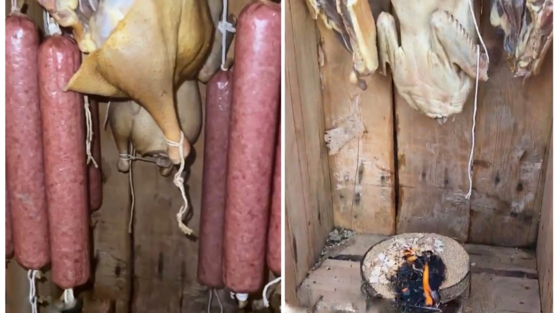 В ЧЁМ Я КОПЧУ ХОЛОДНЫМ ДЫМОМ.  Дешево и сердито организовала коптилку.