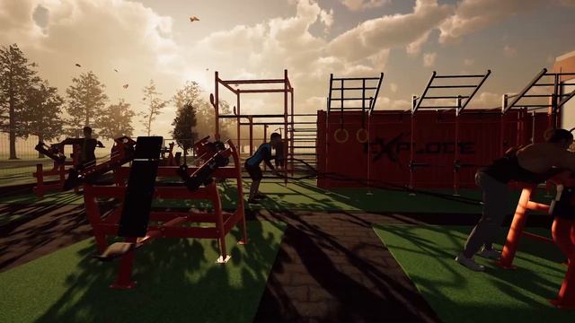 DHZ Fitness. Outdoor Gym Gym4us Velten