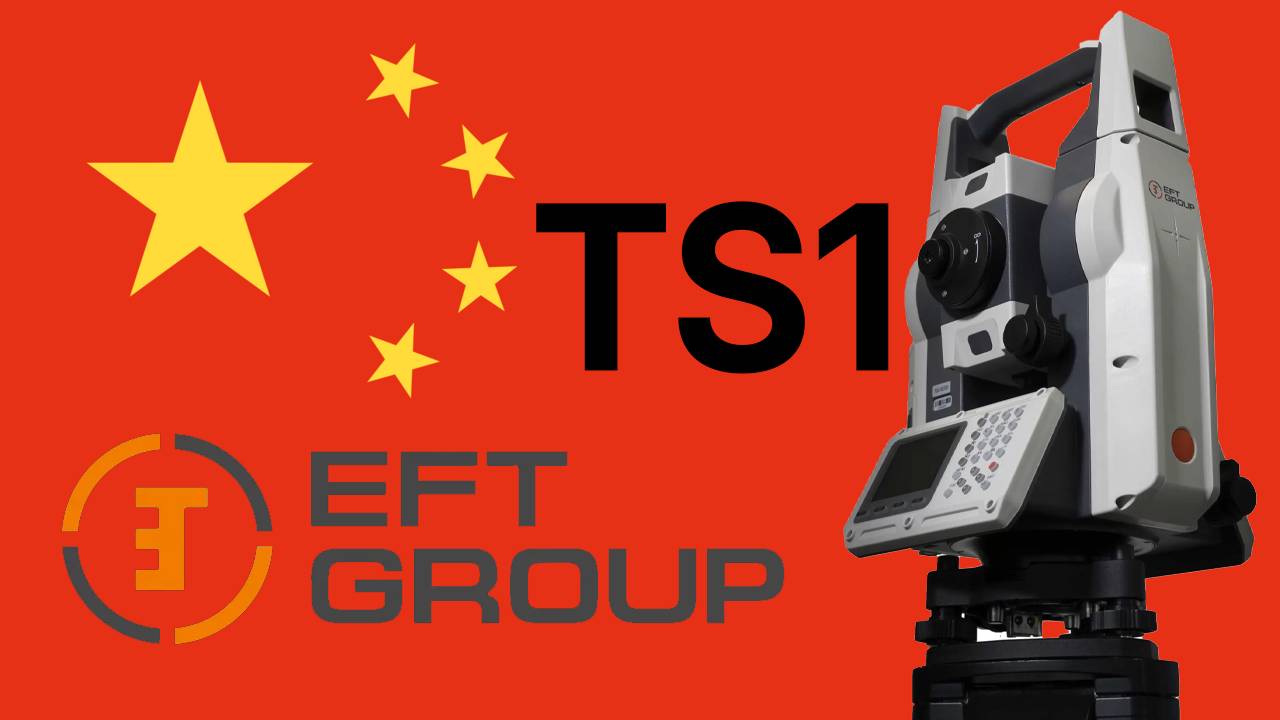 Обзор перевода меню "отечественного" тахеометра EFT TS1. #eftts1