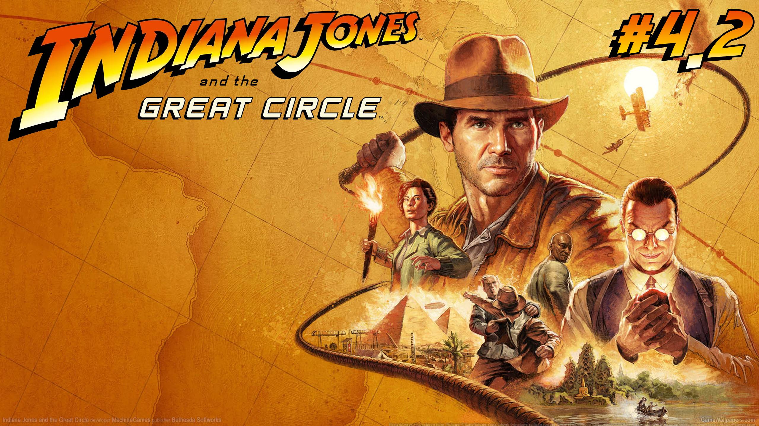 Запись стрима | БЕГАЕМ ПО ГРОБНИЦАМ | Indiana Jones and the Great Circle #4.2