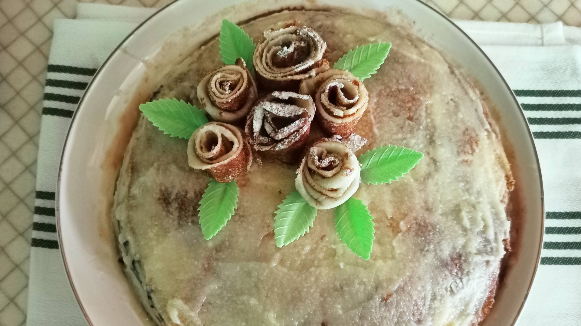 Вкусный нежный Торт из блинов ,с Заварным кремом.