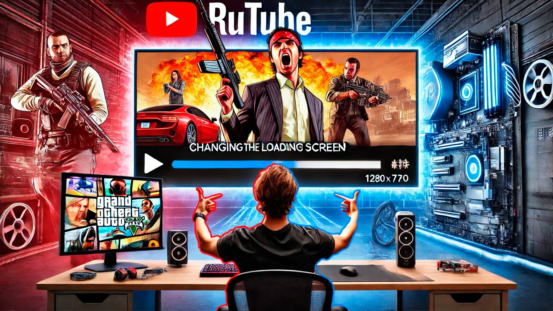 Как поменять загрузочный экран в GTA 5/Обучение/Rutube/