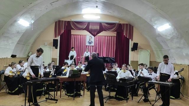 С. Решетников. Шуточная на тему В. Андреева "Светит месяц"