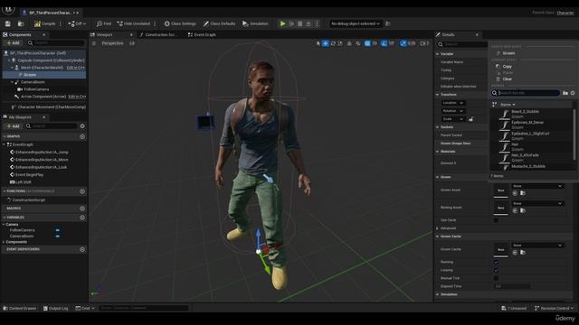 5. Visual Scripting & Hair Bind