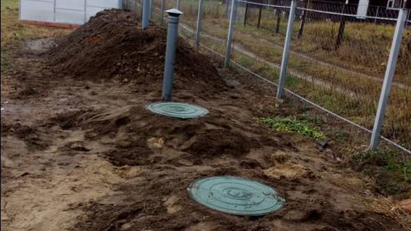 Септик и фильтрующее сооружение для высоких грунтовых вод