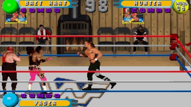 WWF In Your House PC MS-DOS - Triple H playthrough for the Intercontinental Title