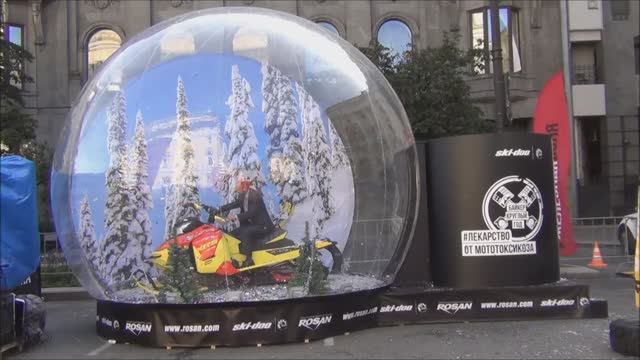 Прозрачная полусфера "Snow Globe" диаметром 5.0