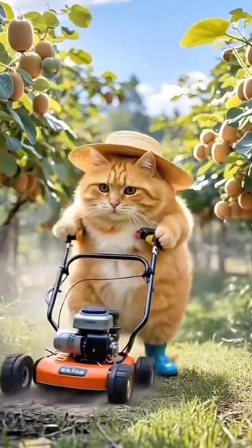 Интересная жизнь рыжего кота