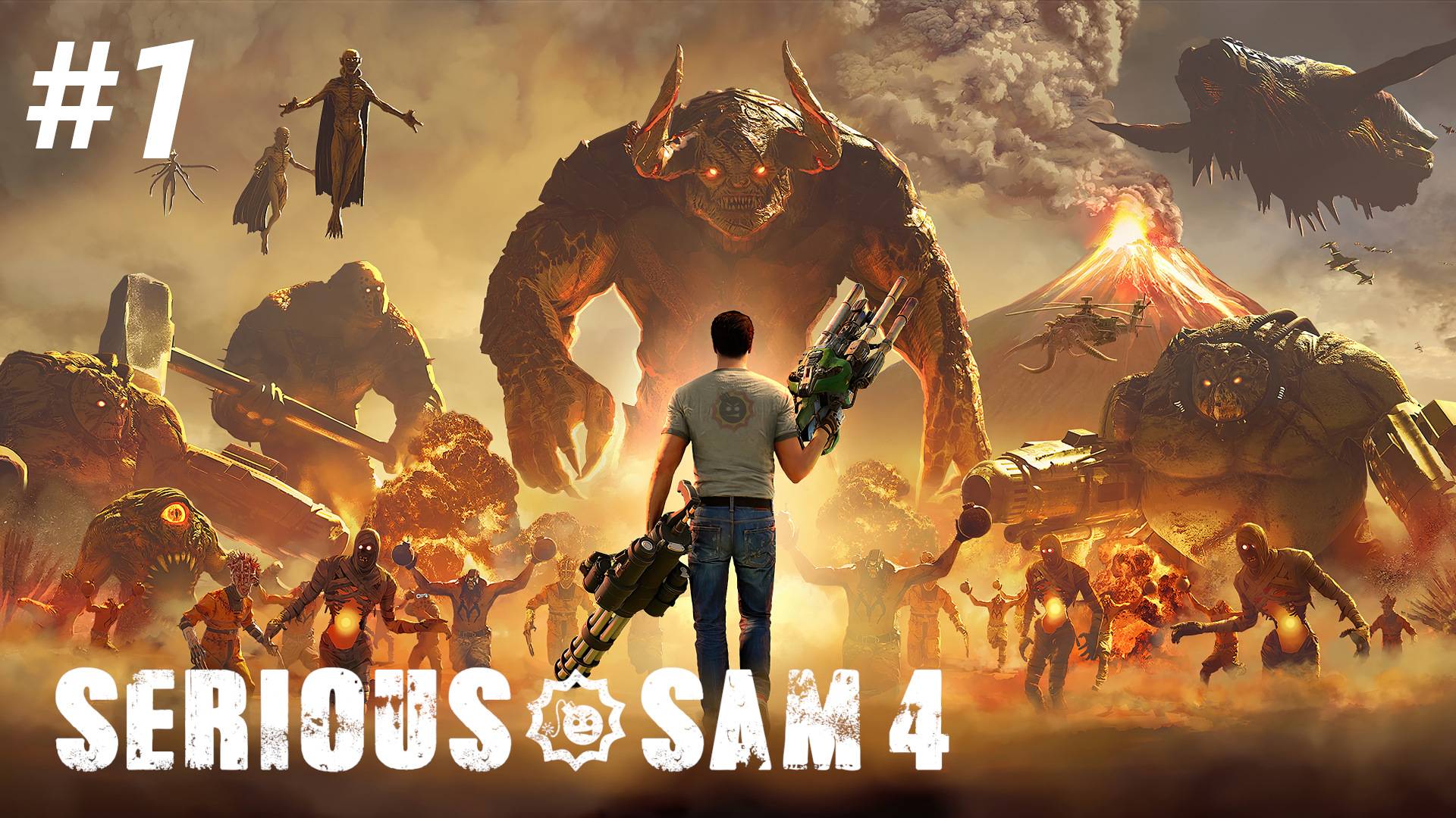 Serious Sam 4 Прохождение Без Комментариев, Русская Озвучка #1: Смерть С Небес [1/2] | Крутой Сэм 4