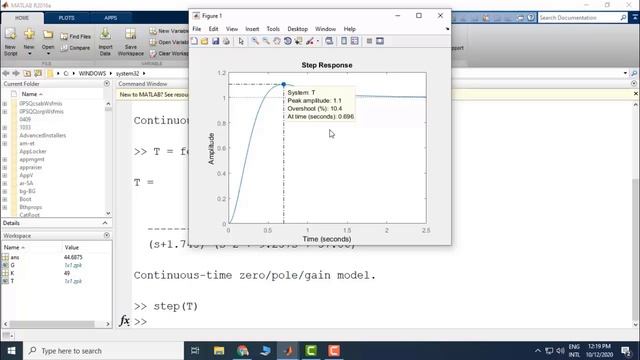 LCS 34b - Verification of the designed proportional controller with MATLAB