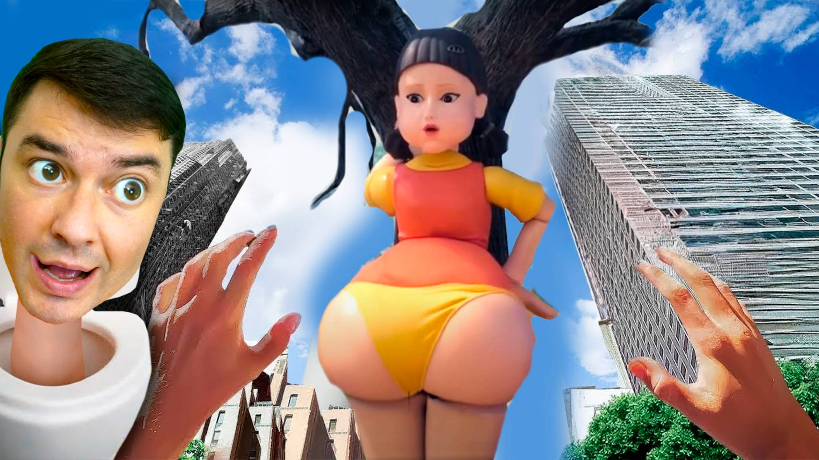 СПРУНКИ ПЕРВЫЙ РАЗ УВИДЕЛИ КАЛЬМАРА 😨 Поппи, Sprunki, Игра в кальмара, Цифровой цирк Влад Family