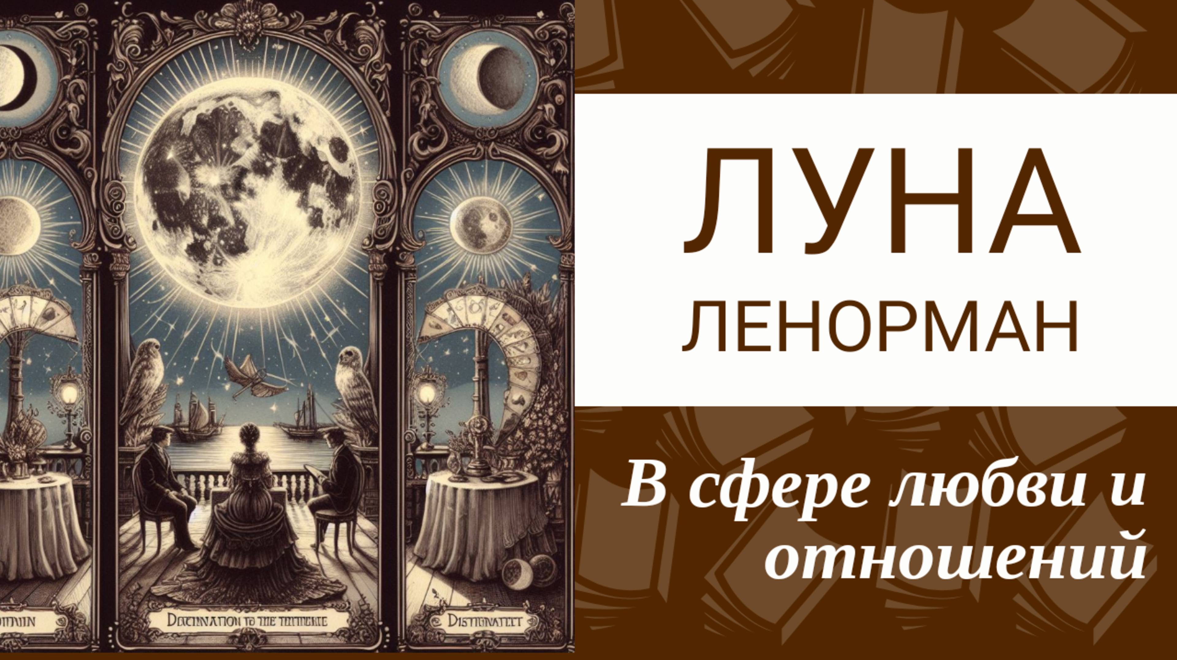 Карта Луна Ленорман любовь и отношения. Смотреть со звуком 🎶 Плюсы и минусы таких отношений
