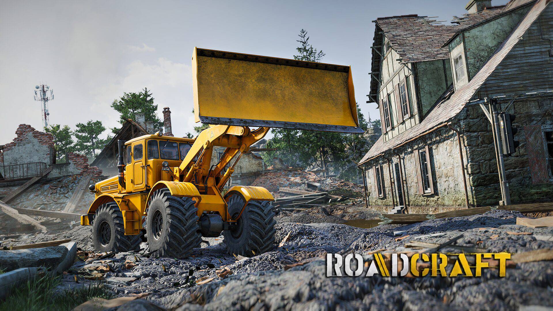 Road Craft Demo 1. Протяжка кабеля. Пробный заезд.