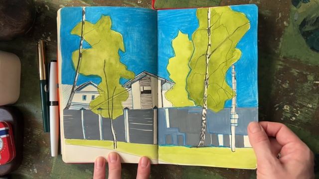 Мой учебный скетчбук от Brauberg art