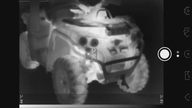 РМ800 Duo вид с термо камеры