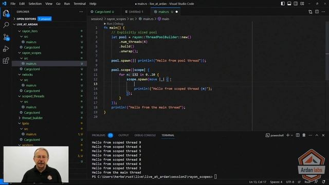 2.20 - Scopes and Pooled Threads with Rayon