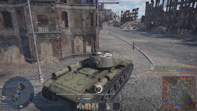 War Thunder. КВАТ34: Зачистка фланга в одно лицо.