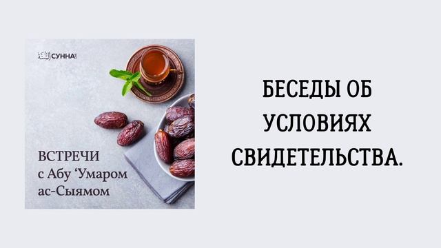 17. Беседы об условиях свидетельства.