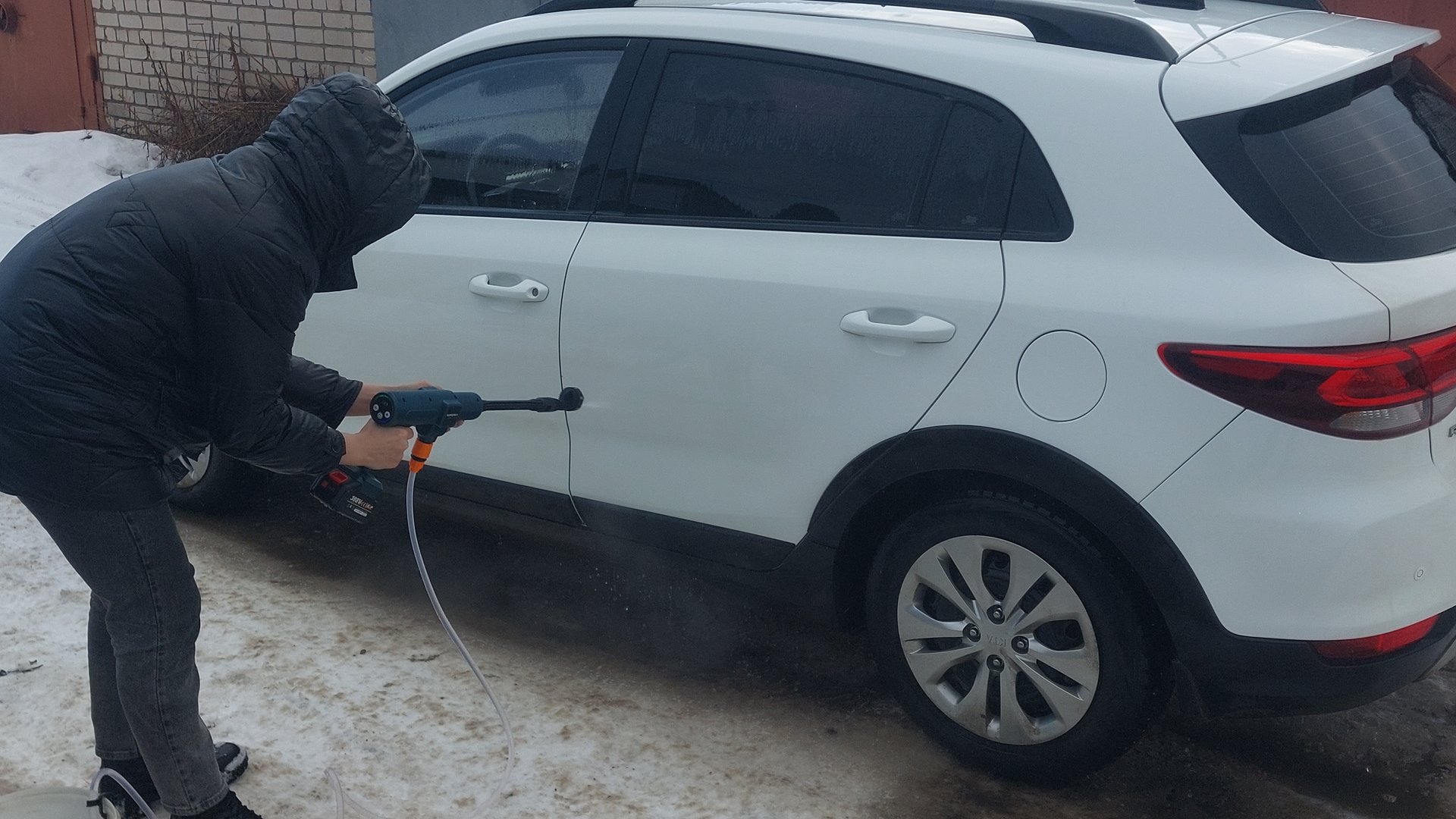 Мойка высокого давления аккумуляторная YOFIDRA.Тест драйв