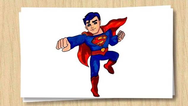 Как нарисовать Супермена DC Marvel GooJitZu _Игрушки Гуджитсу _How to draw Superman _Учимся рисовать
