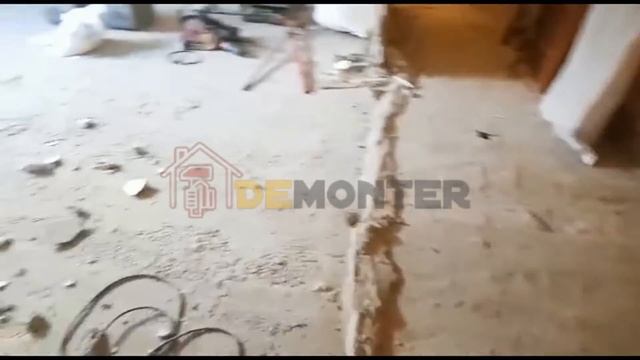 Демонтаж перегородки и сантехкабины Новоспортивная 2