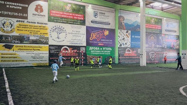 01-03-2025. ОЗП-2015-16 ТЛ (4+1). ДЮФК "Севастополь" 2016-2017 - СШ «Смарт футбол» 2015.2 ". 1 тайм