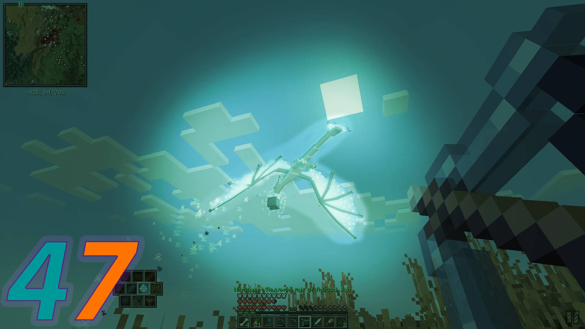 Minecraft. Огромное приключение. 47 Идём на ледяного дракона