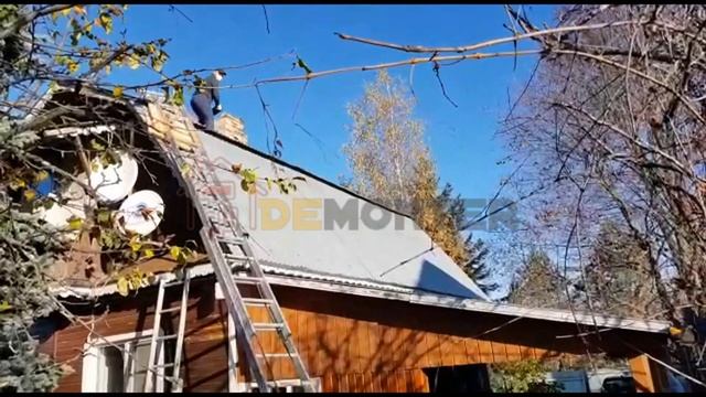 Демонтаж печи "НАЧАЛО" деревня Петровская 40