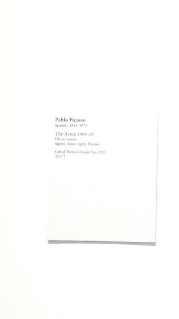 The Actor,1904-05,Pablo Picasso-Актер,1904-05,Пабло Пикассо