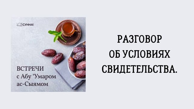 19. Разговор об условиях свидетельства.
