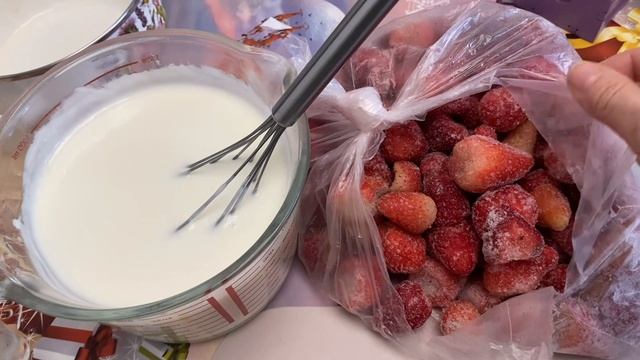 Йогуртовый торт с клубникой / без сахара / кето